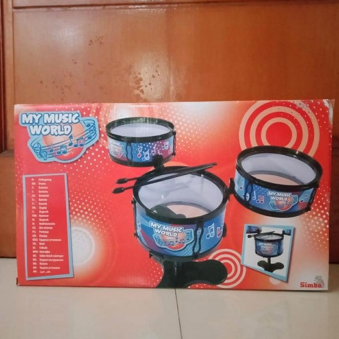 Jual ORIGINAL Junior Drum Set My Music World Simba | Shopee Indonesia