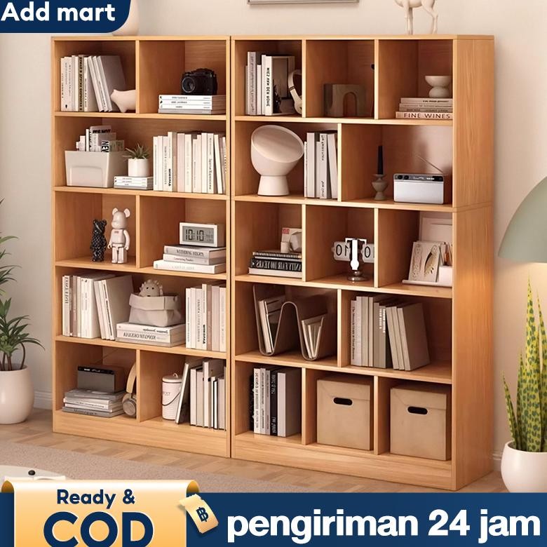Jual Rak Buku Serbaguna Kubus / Rak Buku Susun Minimalis/ Lemari ...