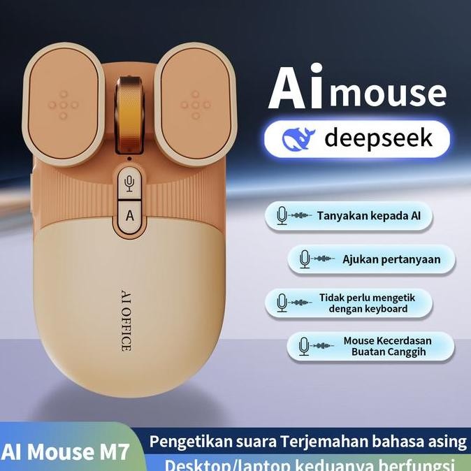 Jual Mouse AI M-7 UPGRADE CHAT GPT/Deepseek Dapat buat PPT, AI chat, source code, AI image ...