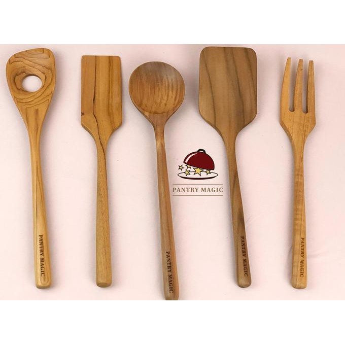 Jual Murah Pantry Magic Teak Wooden Cooking Tools 30Cm / Sutil Kayu ...