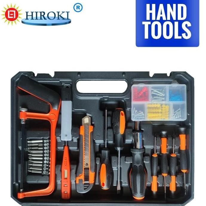 Jual Tool Kit Set Koper 102 Pcs Super Lengkap Original By Hiroki Seri ...