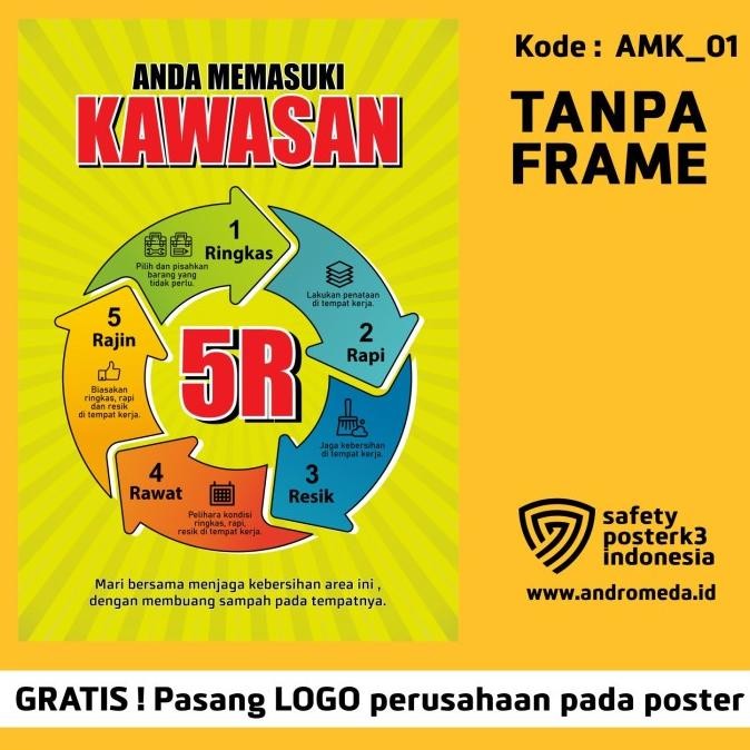 Jual Safety Poster K3 : Kawasan 5R | Shopee Indonesia