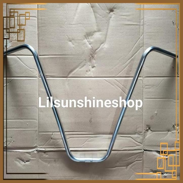 Jual [LSS] STANG SETIR HANDLEBAR MODEL V TINGGI SEPEDA LOWRIDER KLASIK ...