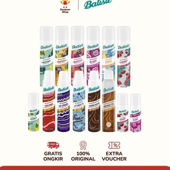 Jual Batite Dry Hampoo Hampoo Ering Anti Lepe Regular Benefit | Shopee ...