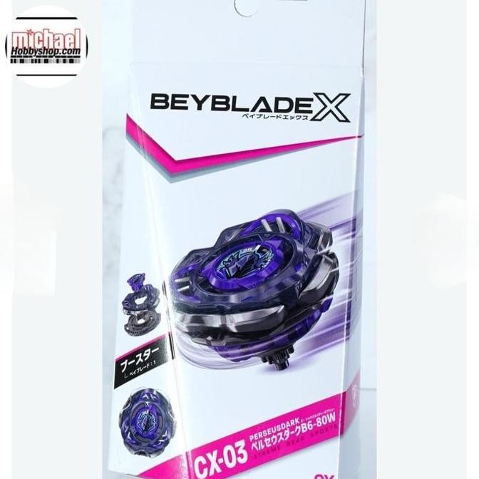 Jual Beyblade X CX - 03 Booster Perseus Dark B6-80W Takara Tomy | Shopee Indonesia