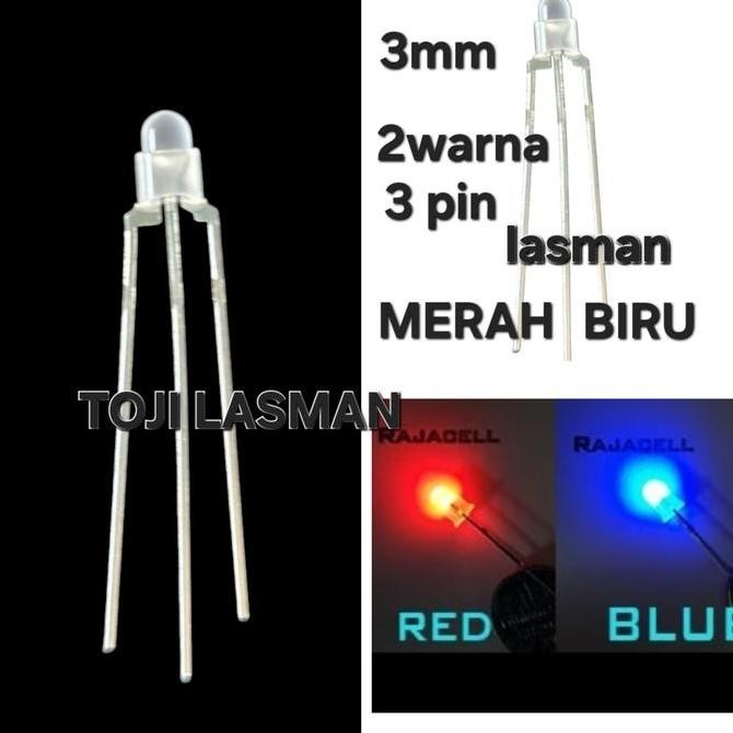 Jual Murah (2) ( LED KAKI 3 ) 3mm lampu led indikator tv tabung led lcd ...