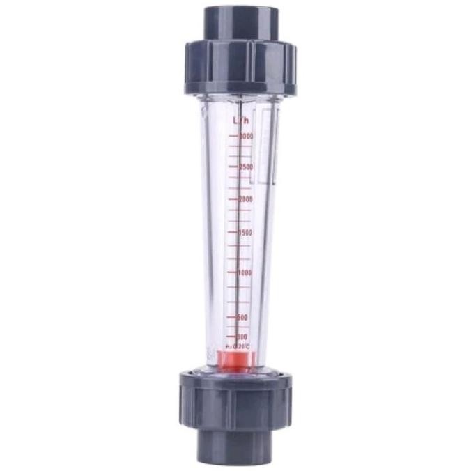 Jual Rotameter Flow Meter PVC 1 inch S 100-1000 L/H Flowtech Flow Meter ...