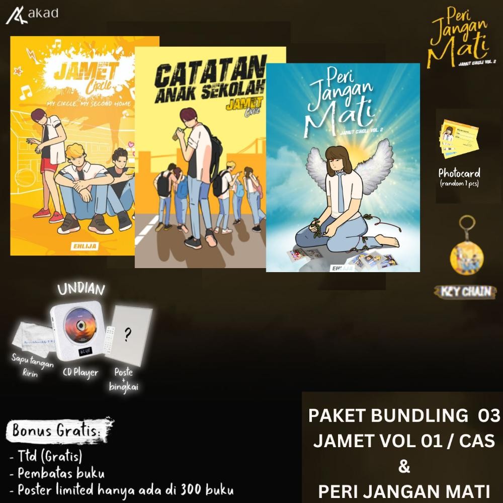 Jual Novel Jamet Circle Catatan Anak Sekolah & Peri Jangan Mati (Ehlija ...
