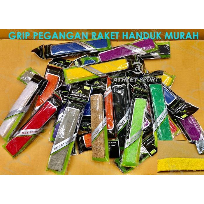 Jual Grip Pegangan Raket Bulutangkis Handuk Murah Lilit Balut Raket ...