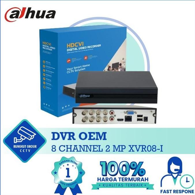 Jual HARGA DISC - DVR 8CH 2MP OEM HDCVI DH-OEM-XVR08-I GARANSI RESMI ...