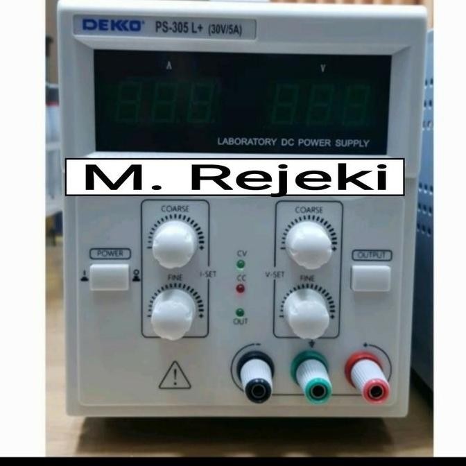Jual Dekko Ps-305 L+ Adjustable Dc Power Supply 30V 5A Ps305 30 Volt Asli Sale! | Shopee Indonesia
