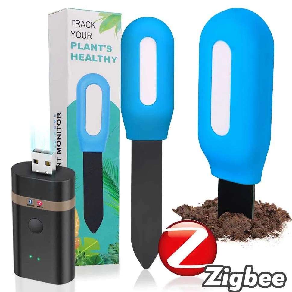 Jual Zigbee Soil Sensor With Gateway Kit Real-Time Soil Moisture & Air ...