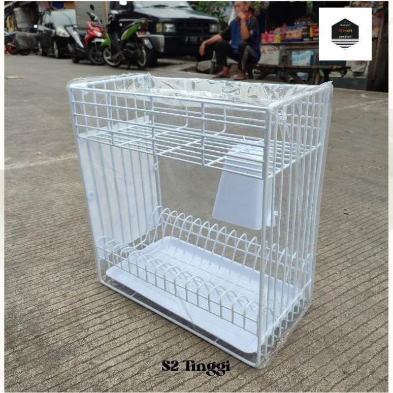 Jual Ad-532 Modelline Rak Piring Gelas Susun 3 + Nampan Anti Karat Rak ...