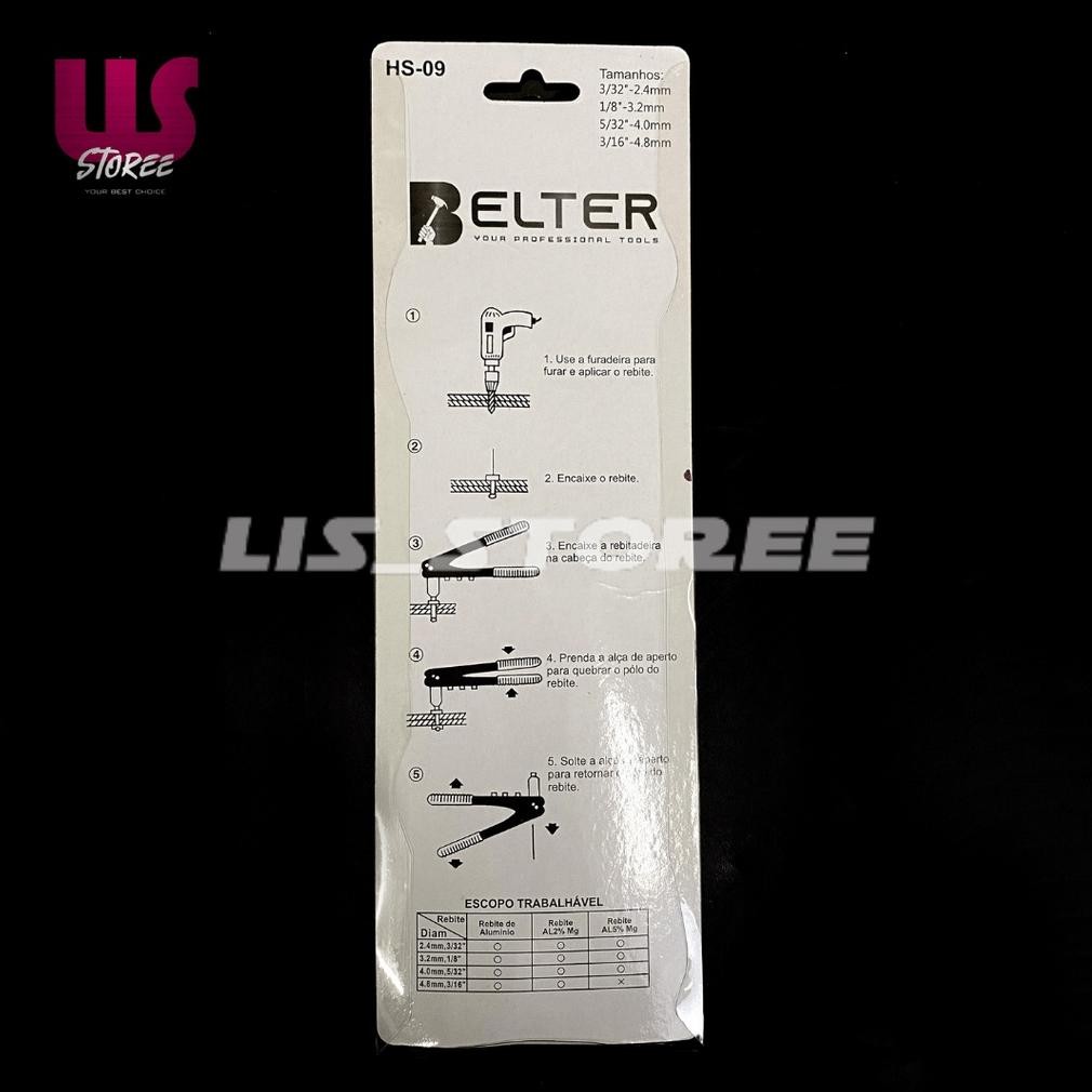 Jual YZ BELTER Tang Rivet Tang Ripet Tembakan Paku Hand Riveter ...