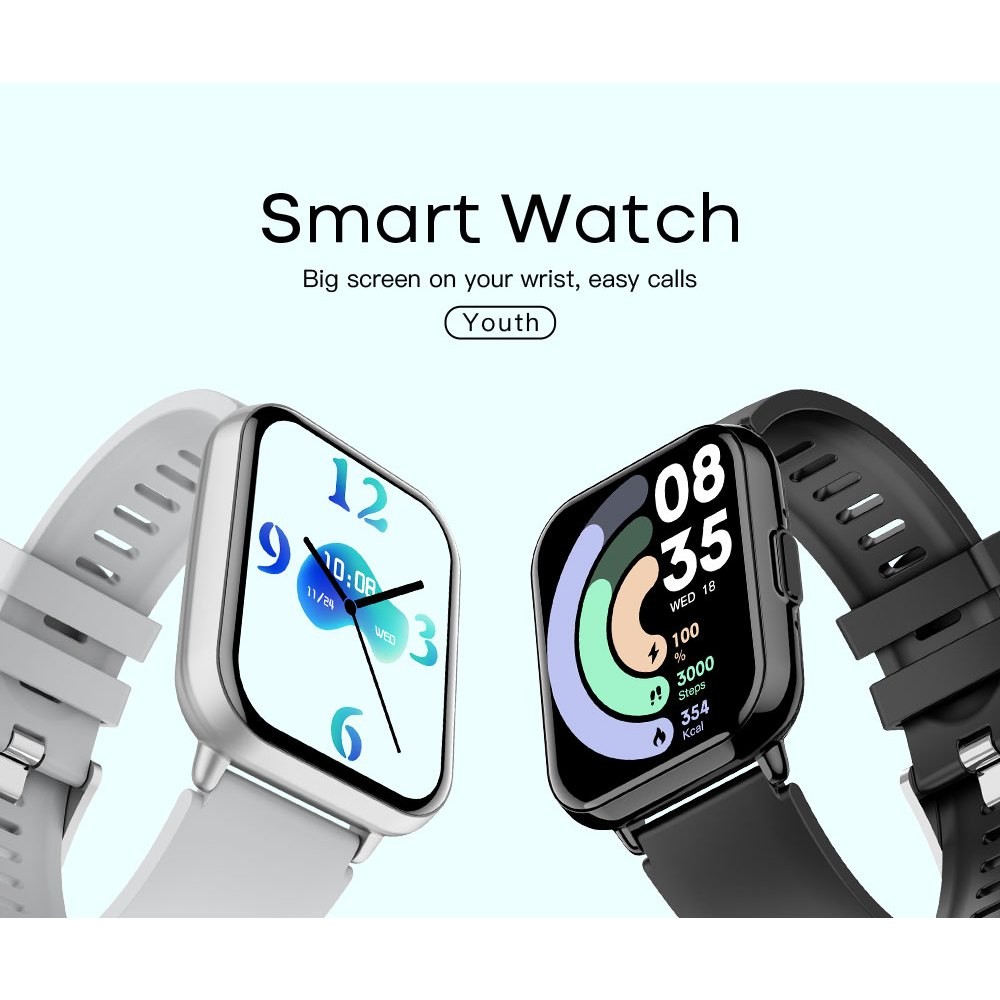 Jual WISELION Z169 Smart Watch 1.83" TFT HD Touch Screen - BT Call ...