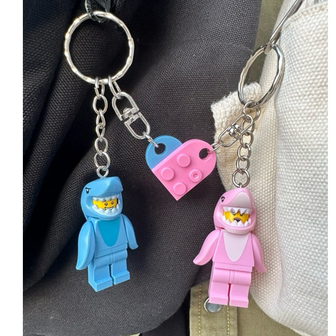 Jual Valentine gift 2 Pcs Marvel Keychain dg Minifigure Spiderman ...