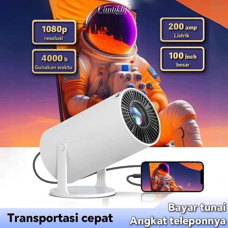 Jual Portabel Mini HY300 Proyektor Bluetooth Proyektor 2.4+5G Wifi 6 ...