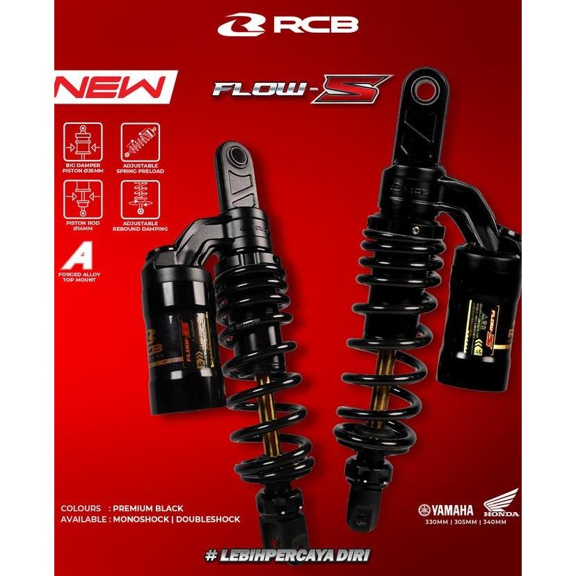 Jual BEST RCB MONOSHOCK FLOW - S [ MIO-305MM / VARIO 125/150 - 330MM ...