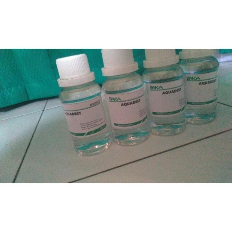 Jual Ready Aquadest / Aquades / Air Murni / 100Ml | Shopee Indonesia