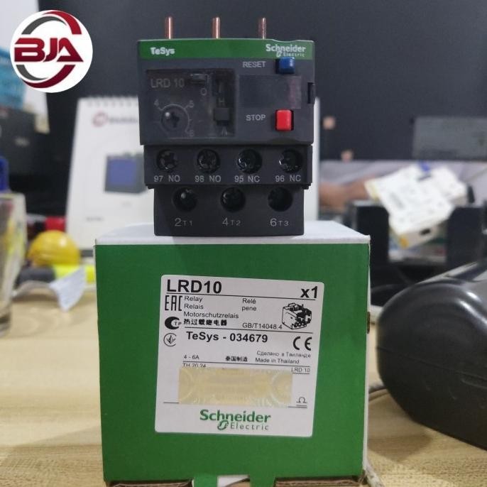Jual HJK Thermal Overload Relay Schneider elektrik LRD10 4A-6A TOR ...