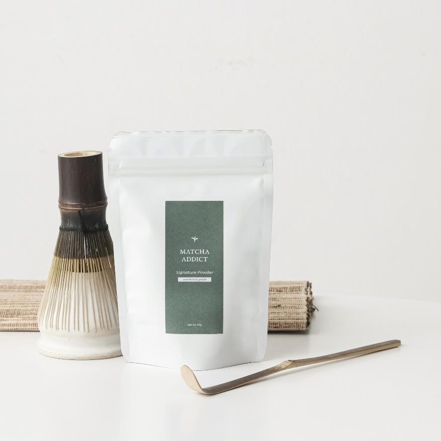 Jual Signature Blend Ceremonial Grade Matcha Powder | Matcha Addict ...