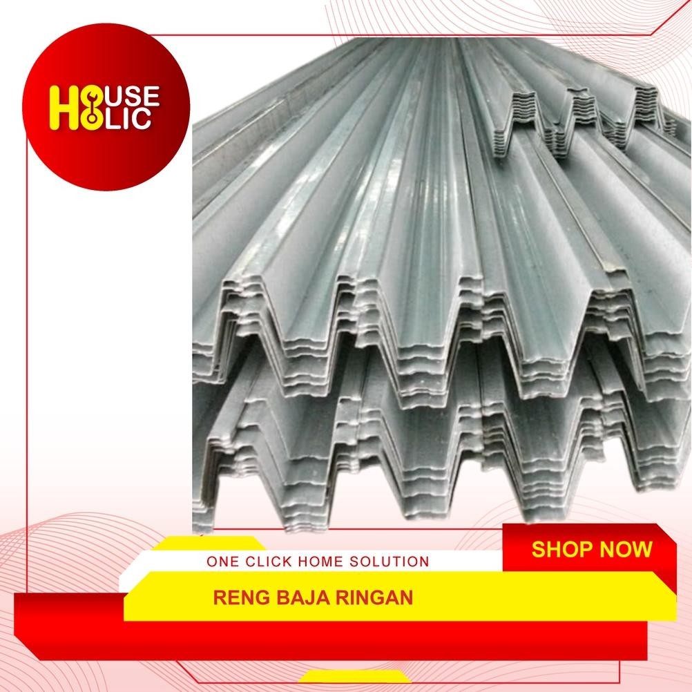 Jual Reng Baja Ringan 0.40 / Rangka Atap Reng 0,30 Panjang 6 Meter ...