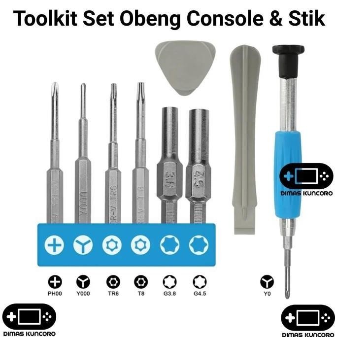 Jual Toolkit Set Obeng CONSOLE STIK nintendo switch joycon y triwing v1 ...
