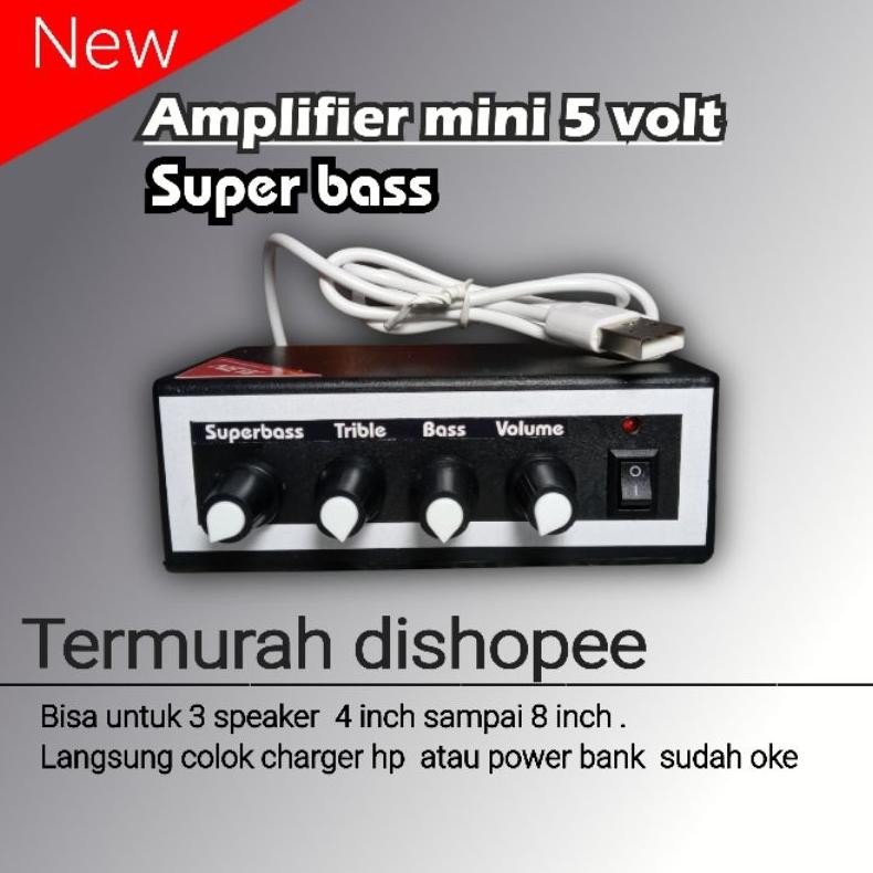Jual POWER AMPLIFIER MINI SUPER BASS power mini amplifier mini ...