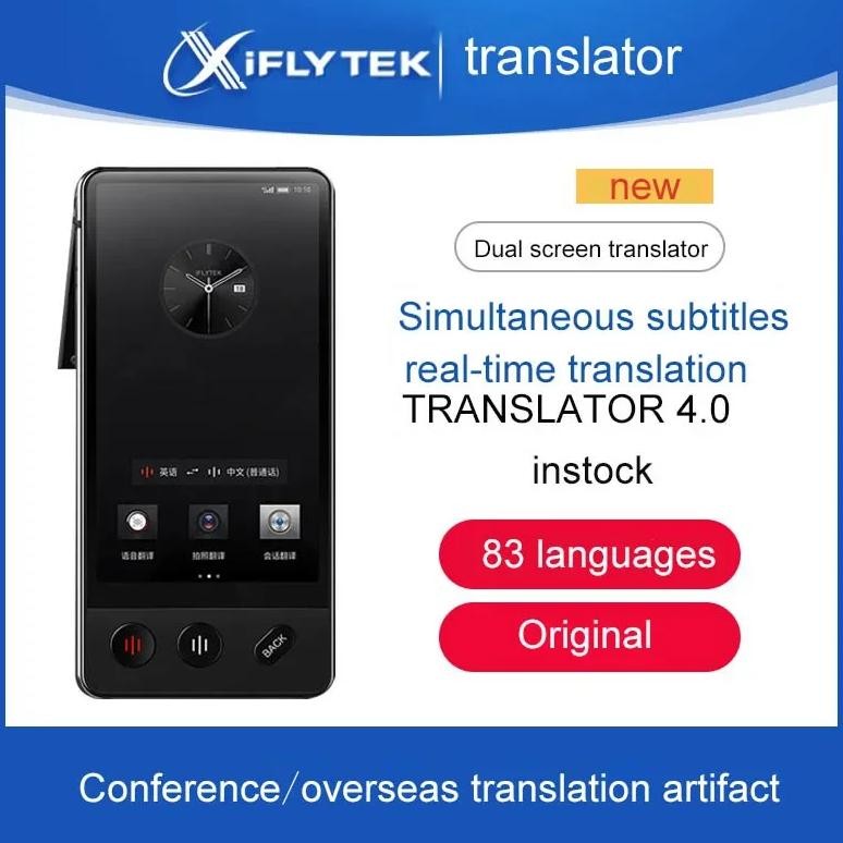 Jual Iflytek Translator 4.0 Dual-Screen Real-Time Language Translation ...