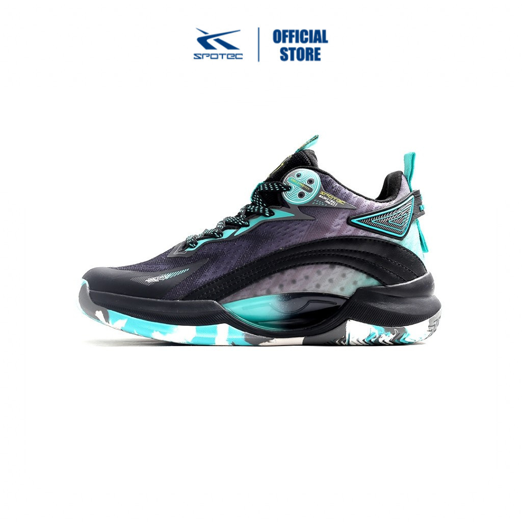 Jual Spotec Basketball Centrist Sepatu Basket Pria Wanita Hitam - Toska | Shopee Indonesia
