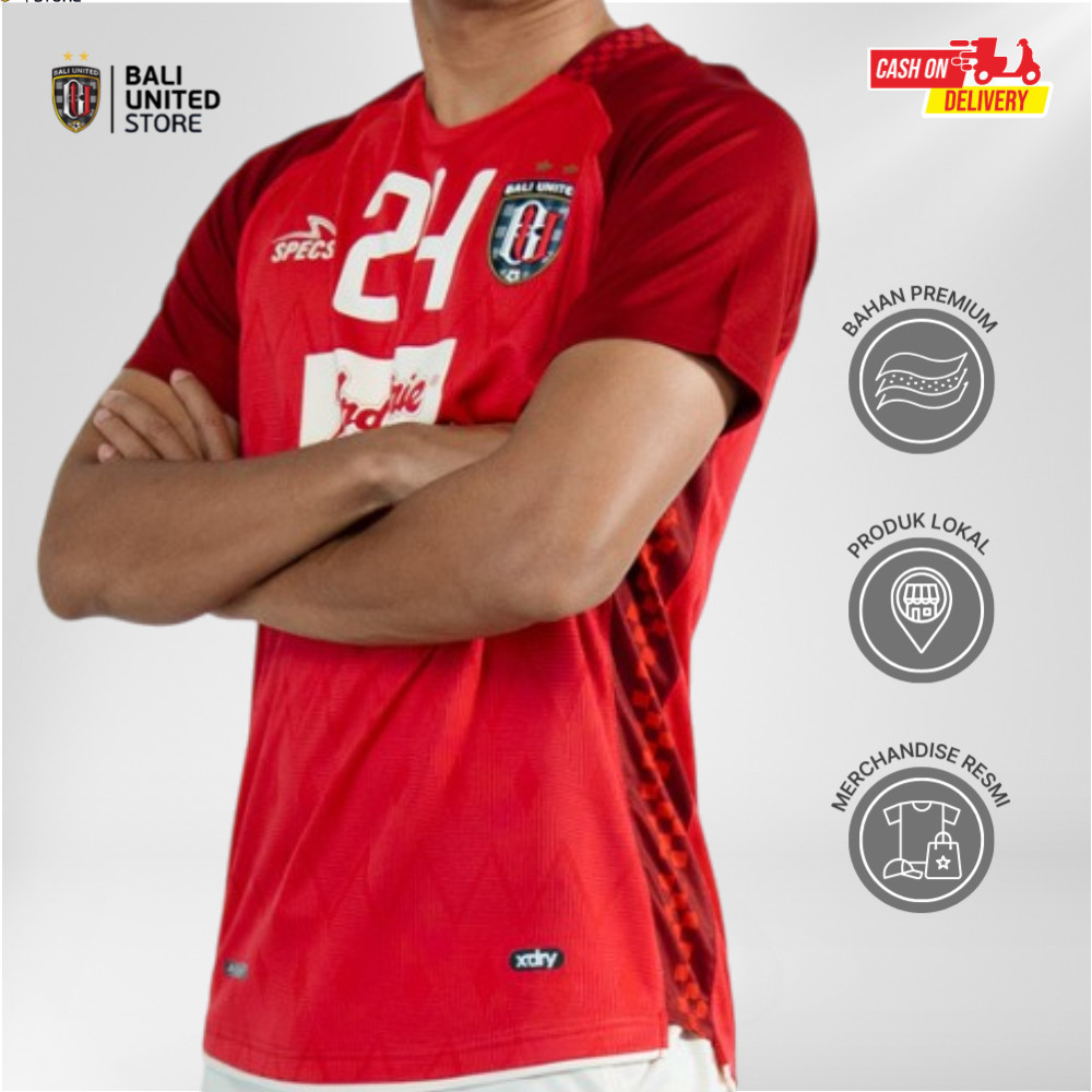 Jual Bali United Jersey Bola FC Home Official AFC 2023 - Official ...