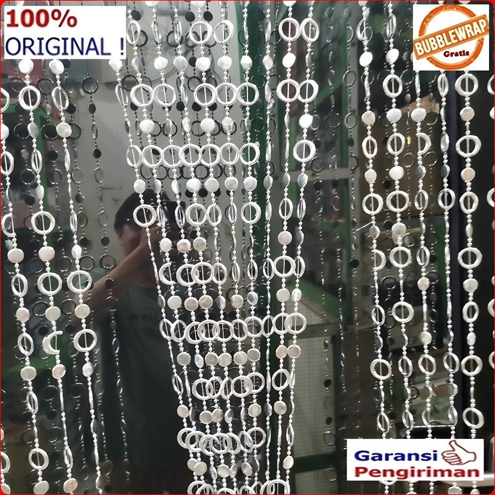 Jual TIRAI MANIK TIRAI SEKAT PINTU RUANG KEREY MOTE GORDEN MOTE LEBAR ...