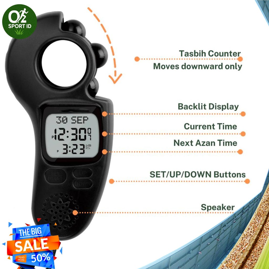 Jual AL-FATIHA TASBIH DIGITAL BEADS COUNTER ADZAN ALARM PRAYER REMINDER ...