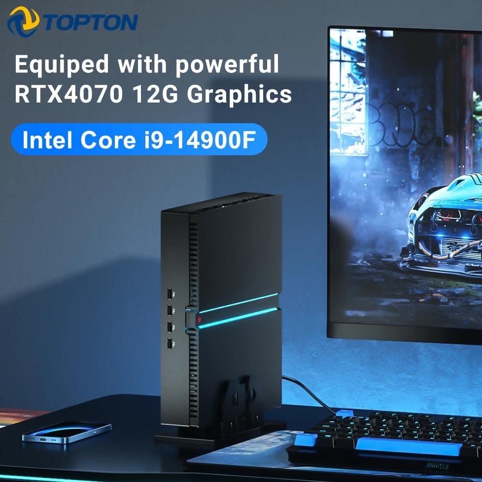 Jual Topton 14Th Gen Intel I9 14900F Nvidia Rtx 4070 12G Gaming Mini Pc ...