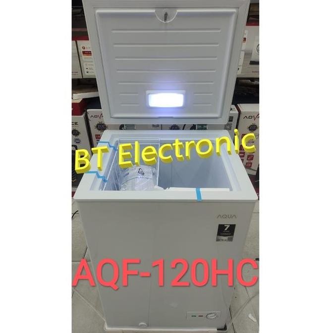 Jual Tersedia Chest Freezer AQUA AQF-120HC / AQF120HC Box Pembeku 100 ...