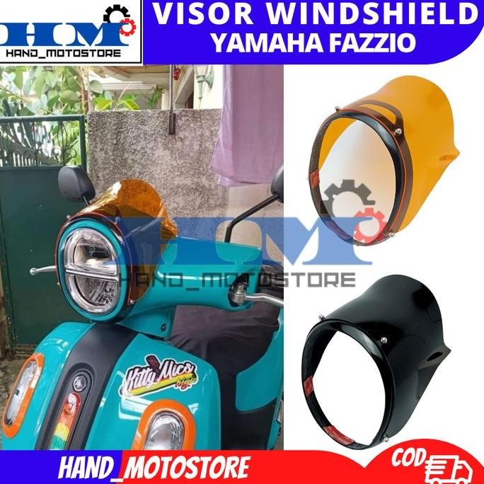 Jual VISOR WINDSHIELD FAZZIO / COVER WINDSHIELD FAZZIO / COVER HEADLAMP ...