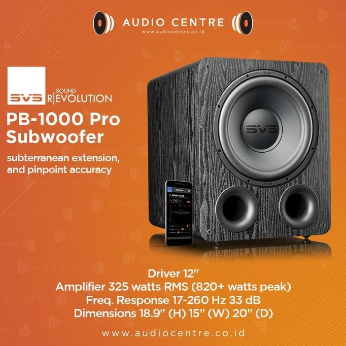 Jual Svs Pb-1000 Pro Pb1000 Pro Pb 1000 Pro Active Subwoofer 12 Inch ...