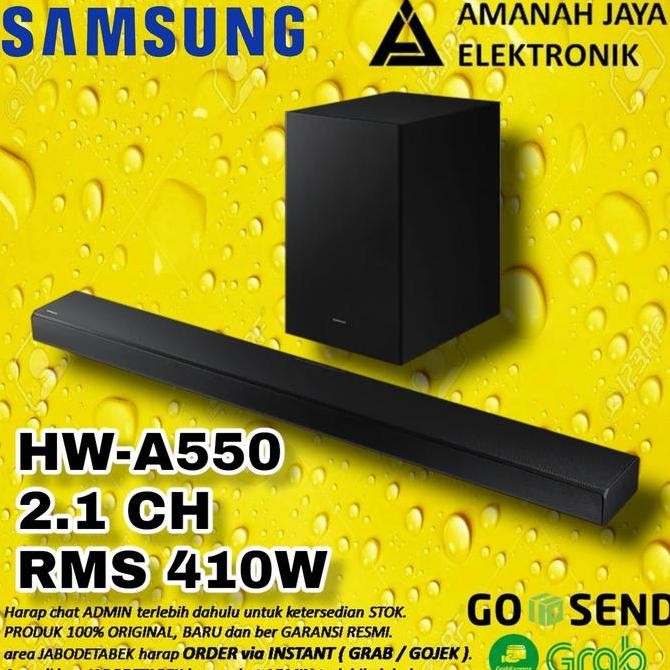 Jual Samsung Soundbar Hw-A550 2.1 Ch 410 Watt | Hwa550 | Hw-A550 Serie ...