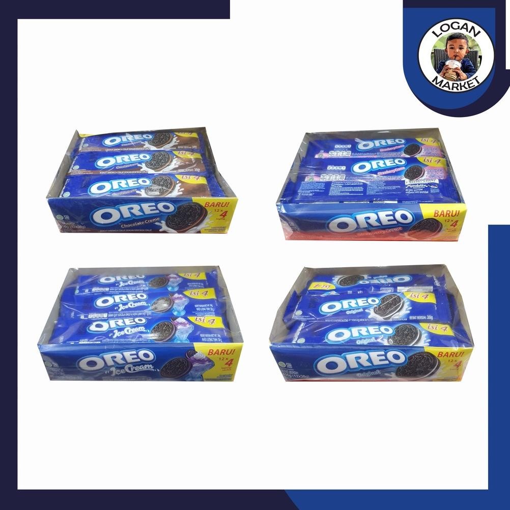 Jual PJ Oreo Box Vanilla Vanila Isi 12 Pack Pcs Sachet 12Pack 12Pcs 1 Sachet Isi 3 | Shopee ...
