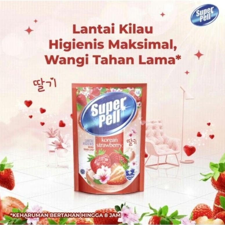Jual Viral Super Pell Korean Strawberry 100 Ml / Superpell Lemon ...