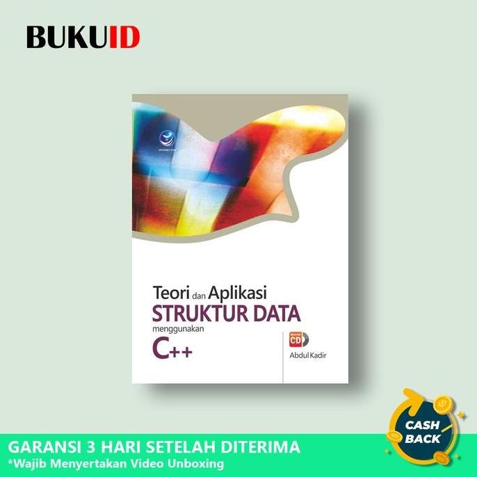 Jual Buku Teori Dan Aplikasi Struktur Data Menggunakan C++ +Cd | Shopee Indonesia