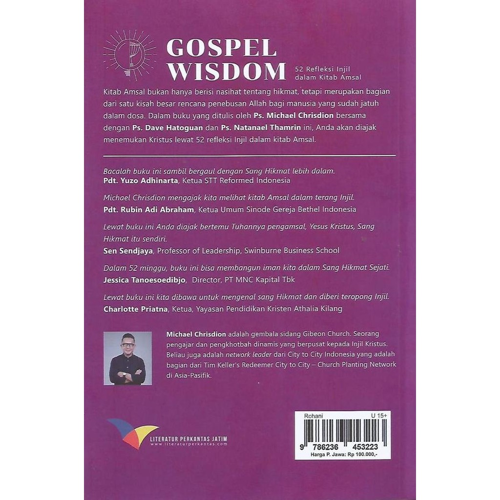 Jual new Michael Chrisdion - GOSPEL WISDOM, 52 Refleksi Injil dalam ...