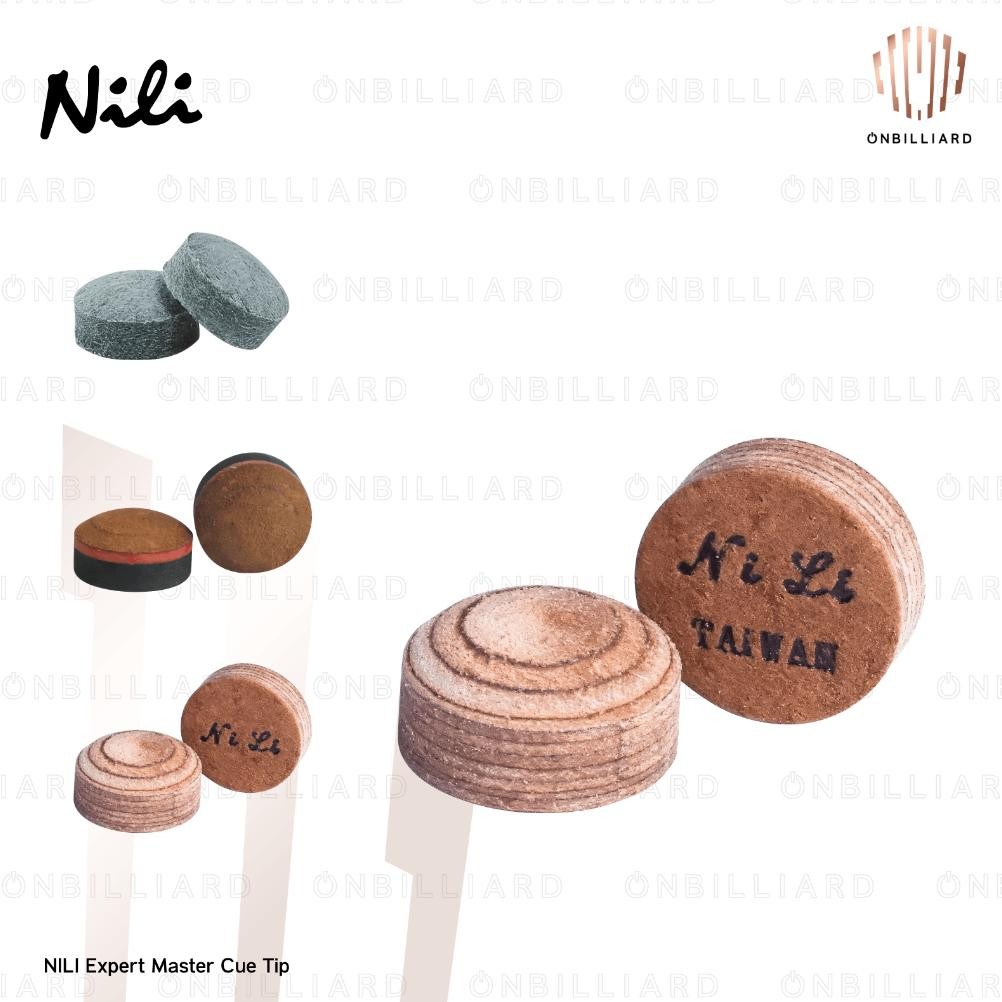 Jual NILI Expert Master Cue Tip Billiard Biliar Soft Medium Hard ...