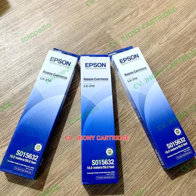 Jual Epson Pita Ribbon Cartridge Lx310 Lx-310 Dot Matrix Original Asli ...