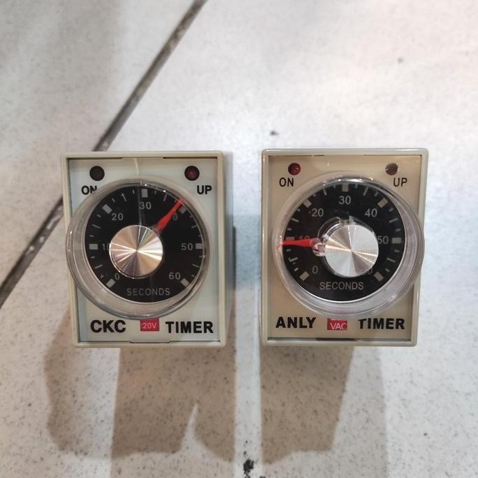Jual Murah Anly / Ckc Timer Ah3-3 220V 30 Detik / 60 Detik 30S / 60S Ah3 3 220Vac | Shopee Indonesia