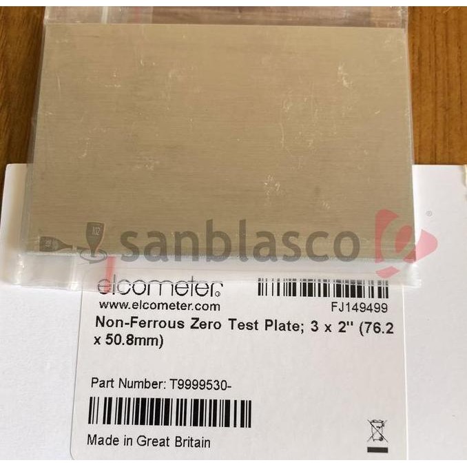 Jual Elcometer Zero Test Plate Ferrous/Non Ferrous 3x2" | Shopee Indonesia