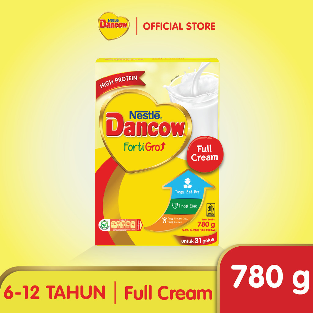 Jual DANCOW FortiGro Full Cream 780g | Shopee Indonesia