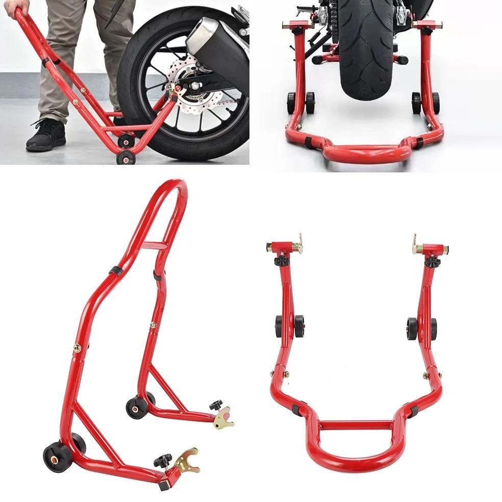 Jual Motorcycle Stand Lift 850Lbs Front Rear Combo Stand Lift Stand ...