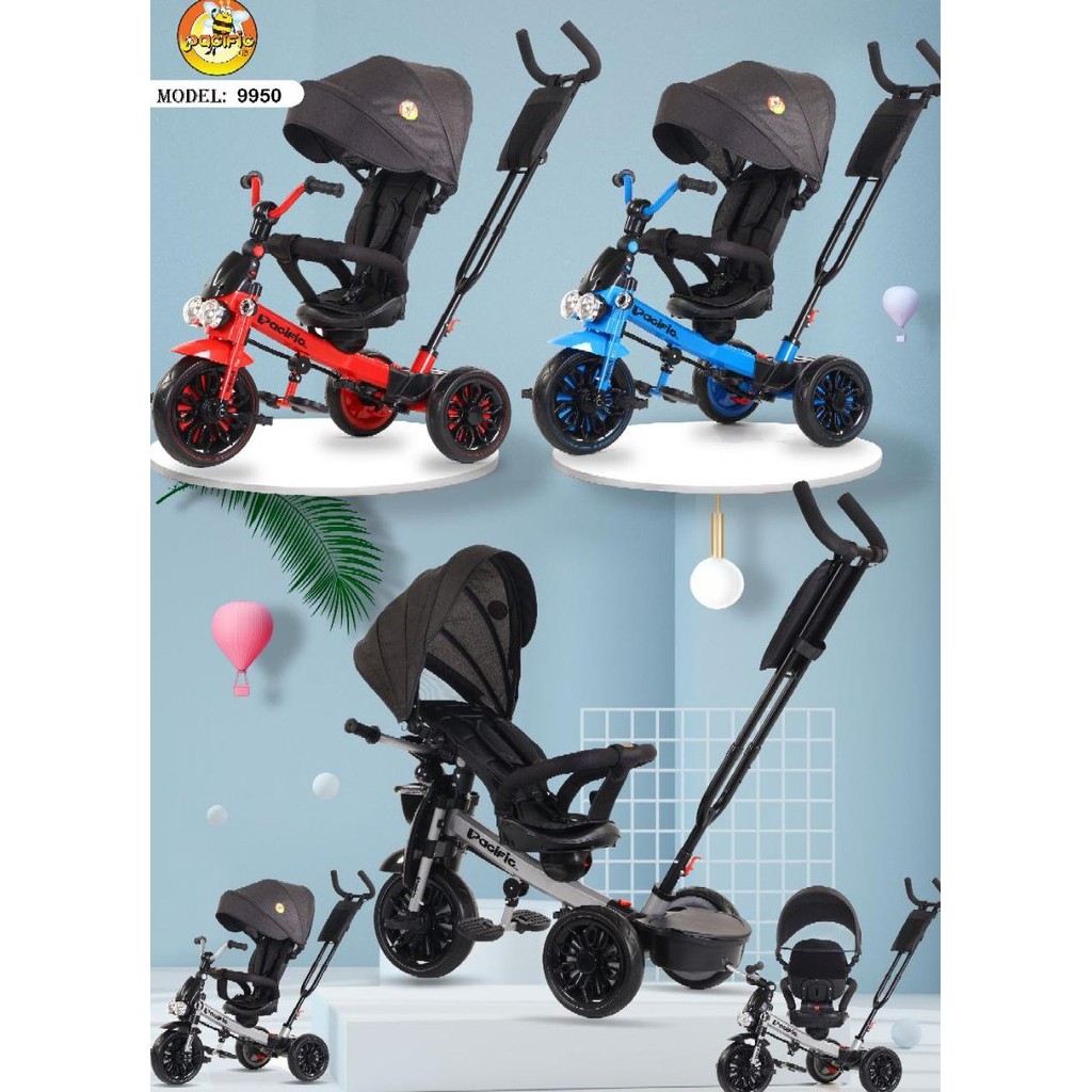 Jual SEPEDA ANAK RODA TIGA PACIFIC BABY STROLLER 9950 | Shopee Indonesia