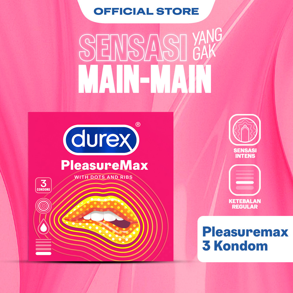 Jual Durex Pleasuremax Kondom Gerigi Kondom Aman Pria 3s - Condom with ...